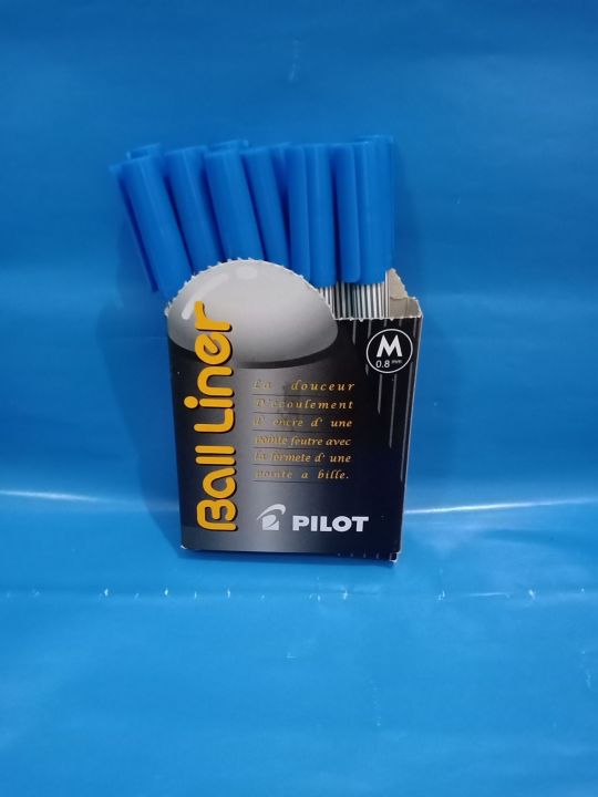 Pulpen Pilot Balliner Biru 0.8 mm (1 pcs) | Lazada Indonesia