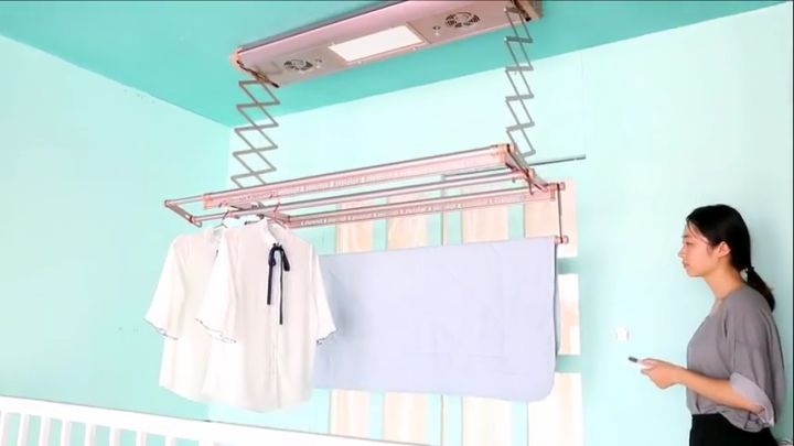 Automated Laundry System Electric Clothes Drying Rack Smart Laundry ...
