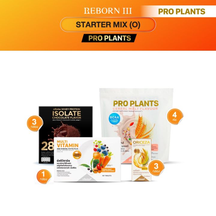 Reborn III Starter Mix (O) (PRO PLANTS CEREAL MALT ) | Lazada.co.th