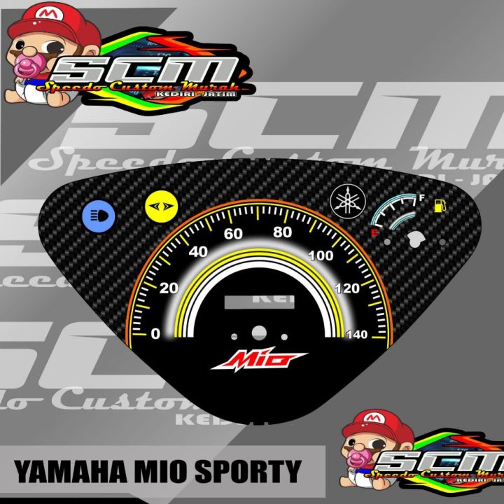 Papan speedometer custom mio sporty panel spidometer custom mio sporty ...