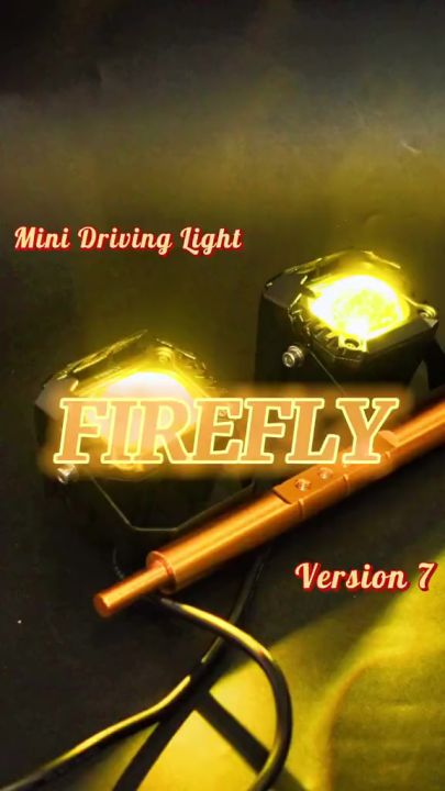 FIREFLY Mini Driving Light V7 Pro 40W Hi/Low Beam Universal Motorcycle ...