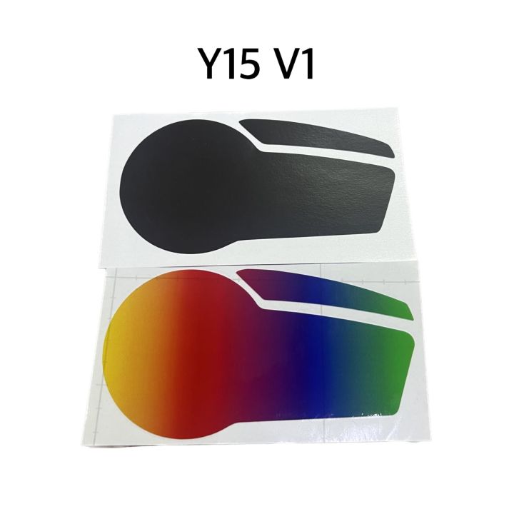 YAMAHA Y15 V1 METER TINTED STICKER BLACK TITANIUM | Lazada