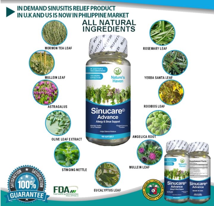 SINUCARE ADVANCED COMPLETE FORMULA FOR SINUS AND NASAL HEALTH WITH ...