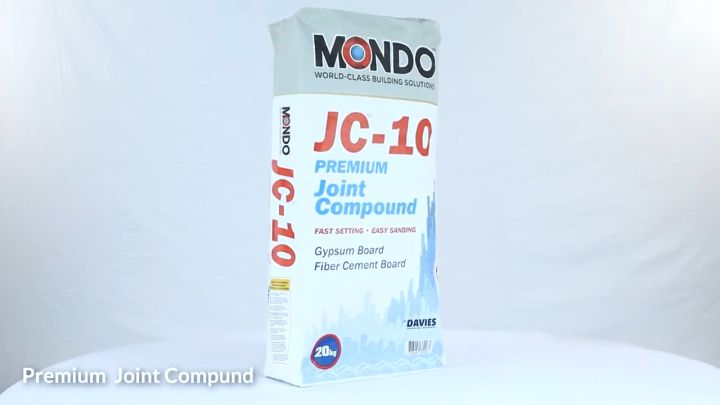 JC-10 MONDO Premium Joint Compound (Powder) Dry Wall & Gypsum Board Putty 20KGS | Lazada PH