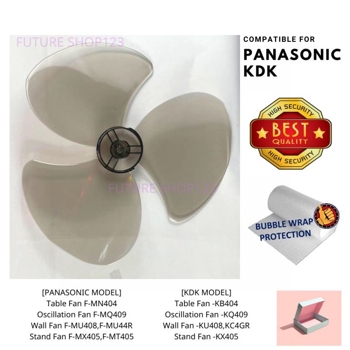 Panasonic Stand Fan Blade 16” Wall Fan Blade 16” /KDK 16” Stand Fan ...