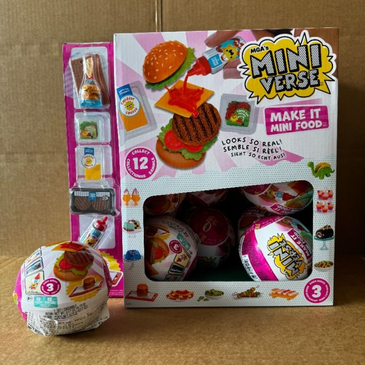 ของเล่น Miniverse Sweet Surprise Mini Kitchen DIY Micro Real Food Toy ...