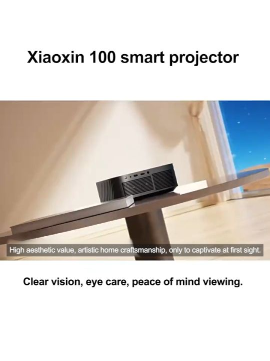 Lenovo Xiaoxin 100 Projector 4K Ultra HD Auto Focus Keystone Correction ...