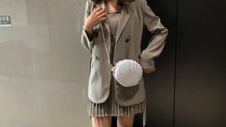 Cute Sequins Women Small Shell Bag Shoulder Handbags Chain Crossbody ...