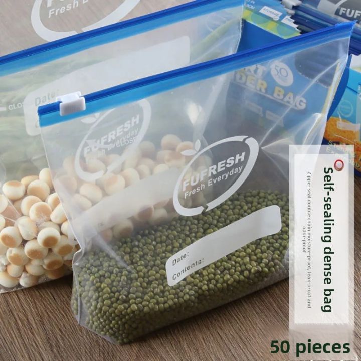 Large Size Ziplock Sealed Bags with Slide Lock for Home Use Food ...