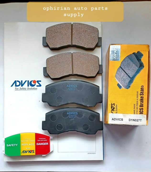 Brake pad for Mitsubishi L300 4D56 Diesel/gas 90-95 advics/aisin ...