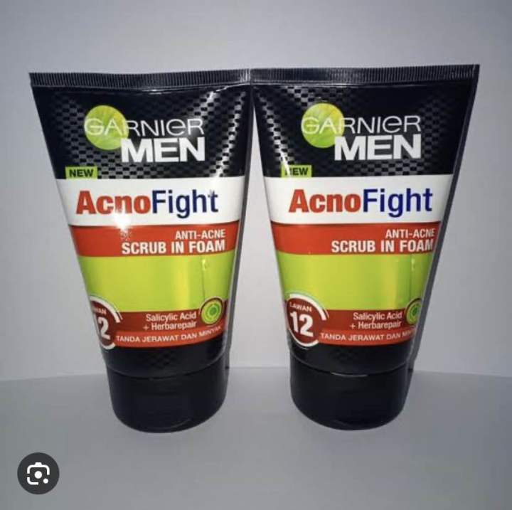 Garnier men acno fight 100ml kemasan lama | Lazada Indonesia