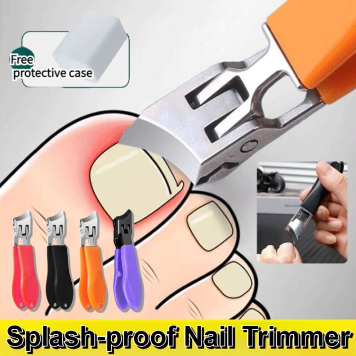 Large Angle Anti-Splash Nail Clipper for Adults Portable Household ...
