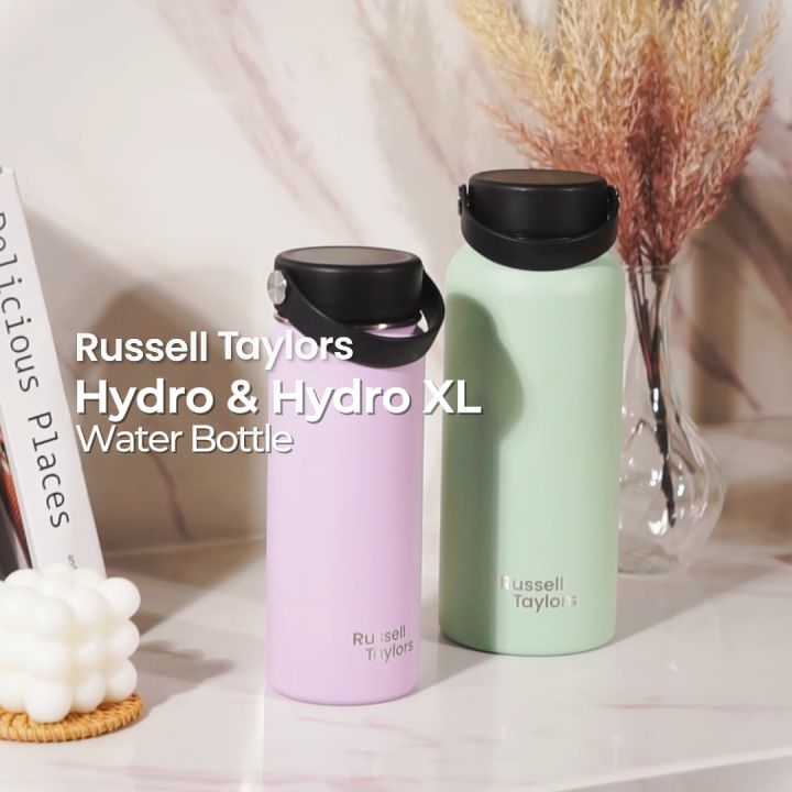 Russell Taylors HYDRO Tumbler Water Bottle (530ml/18oz) - BPA-Free, SS304, Temperature Retention ...