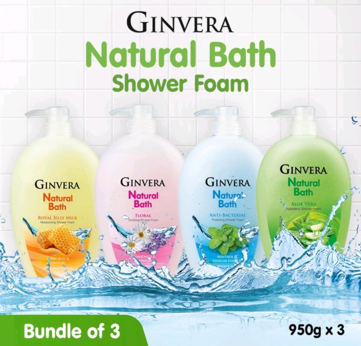 [GINVERA] - BUNDLE OF 3 - Natural Bath 950ml | Lazada Singapore