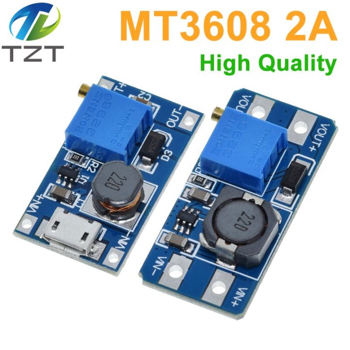TZT MT3608 DC-DC Step Up Converter Booster Power Supply Module Boost Step-up Board MAX output ...