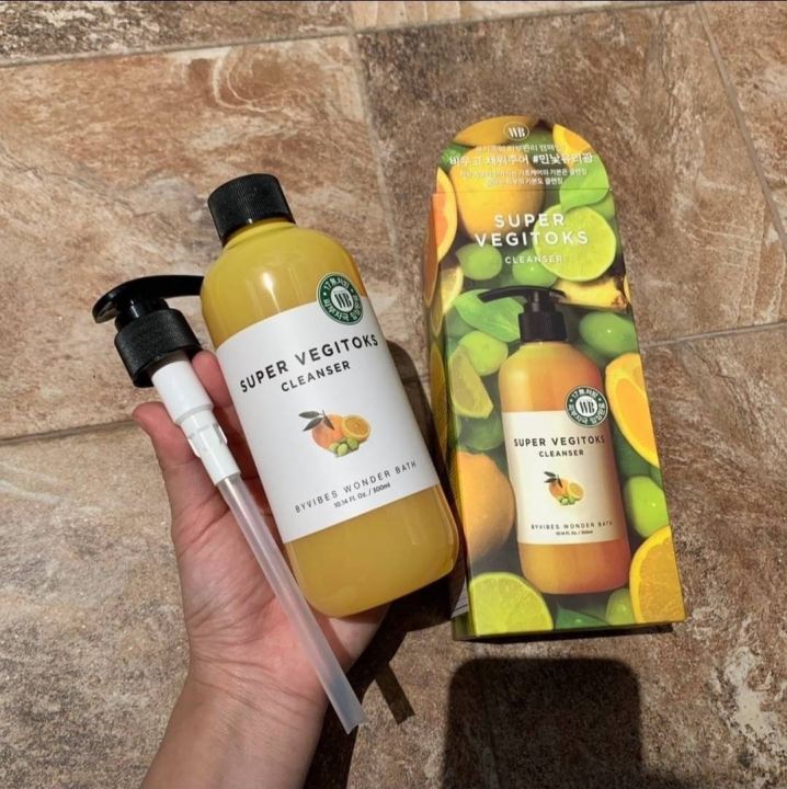 Wonder Bath Super Vegitoks Cleanser 300 ml. Yellow | Lazada.co.th