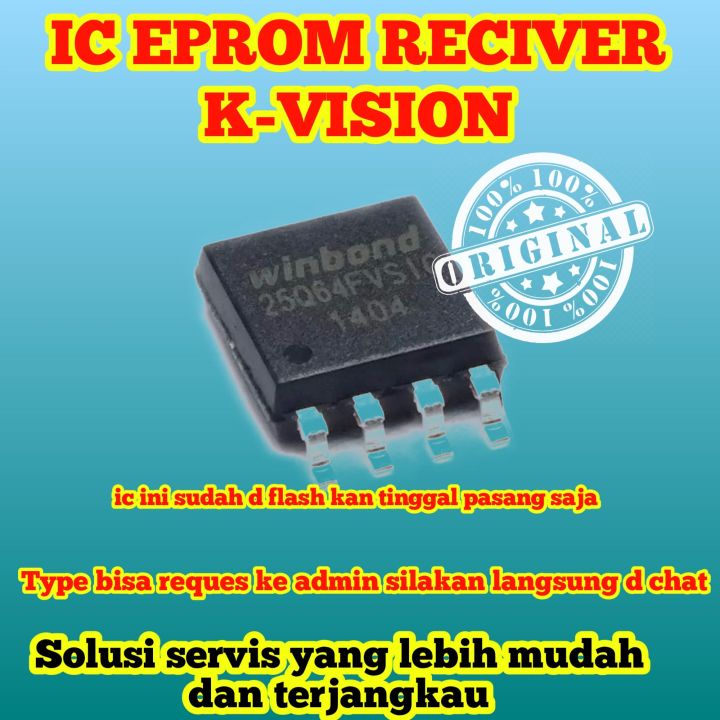 ic eprom reciver merk k-vision siap pakai | Lazada Indonesia