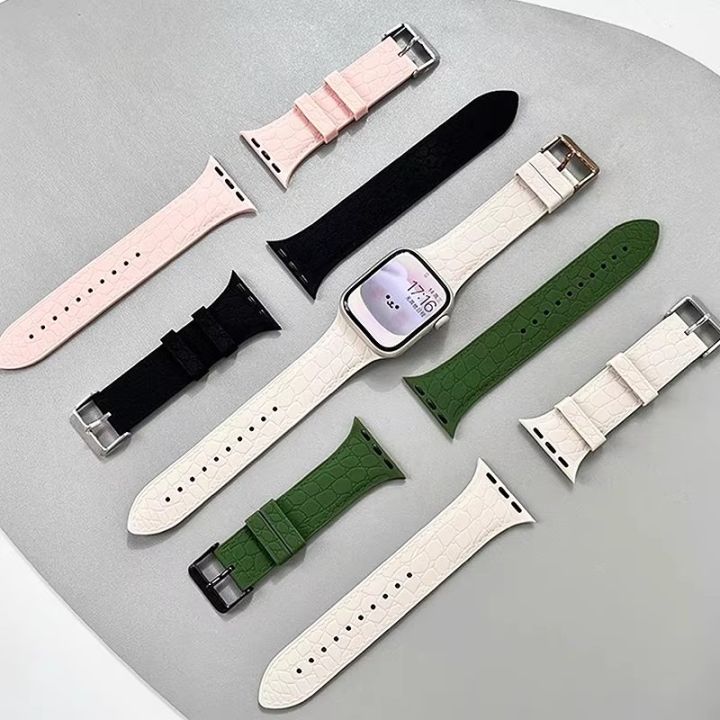 Silicone Strap for Smart Watch band 40mm 44mm 46mm 41mm 45mm 42mm 49mm ...