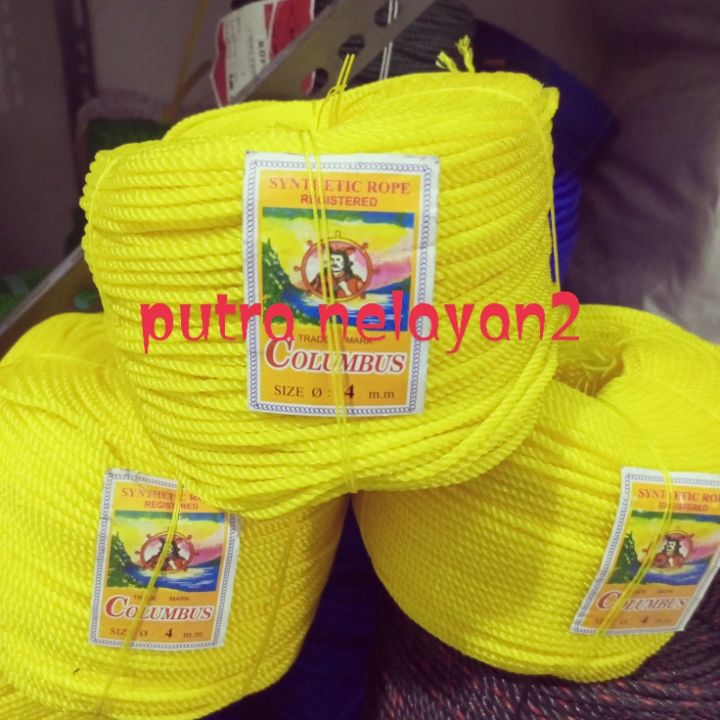 TALI 4 MM COLUMBUS TALI KUAT ,TALI JARING TALI LOSBAK | Lazada Indonesia