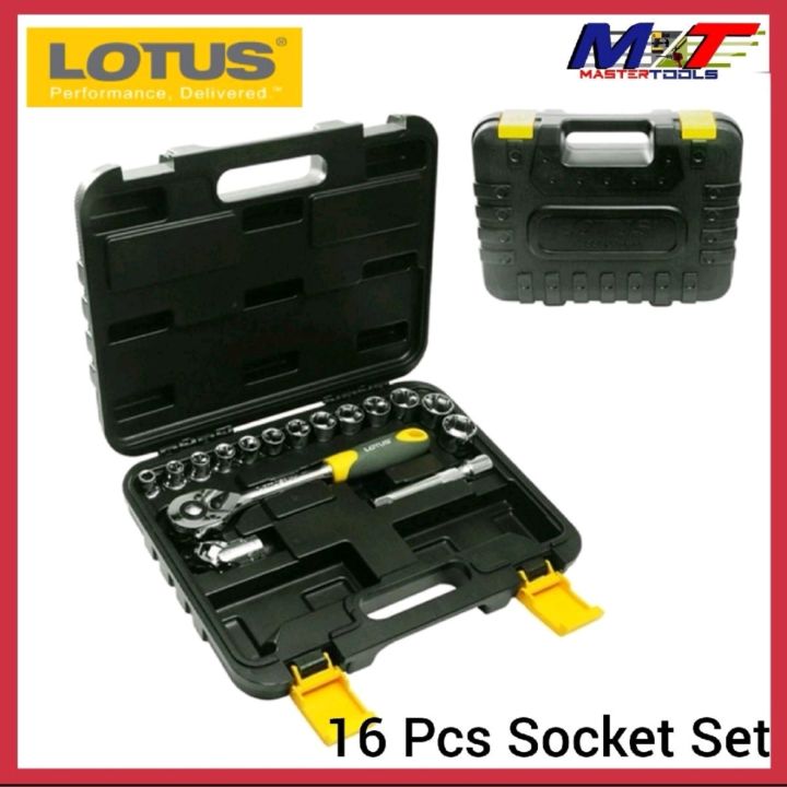 Lotus 16pcs Socket Set 1/2 drive LTSS1216KMS | Lazada PH
