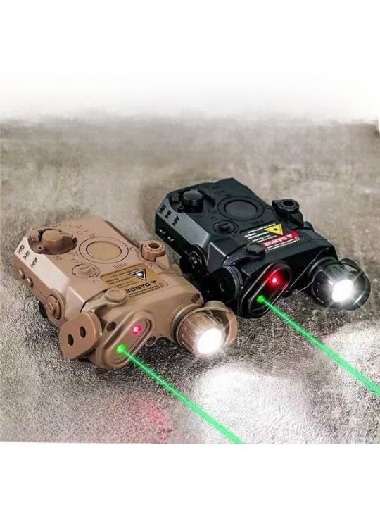 Nylon Red Dot Sight Tactical Box Universal Rail Green Light Flashlight ...