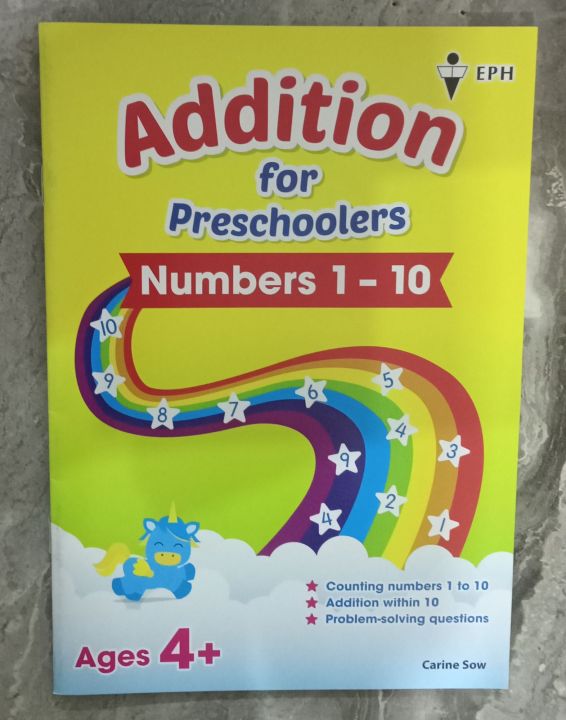 ADDITION FOR PRESCHOOLERS NUMBERS 1-10 | Lazada