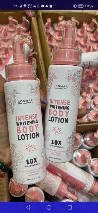 Rosmar Intense Whitening Body Lotion Lotion SPF50 PA+++ 250ML | Lazada PH