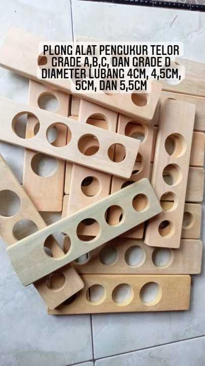 Plong alat pengukur telor 4lubang diameter 4cm 4,5cm 5cm dan 5,5cm ...