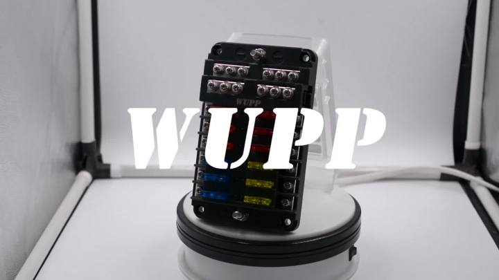 WUPP 12 Volt Fuse Block, Waterproof Boat Fuse Panel with LED Warning ...