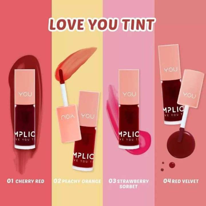 You The Simplicity Love Tint Y.O.U | Lip Stain Lip Tint | Lazada Indonesia