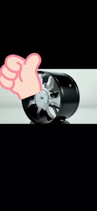 Inline Exhaust Fan Air Ventilator Metal Ventilation Exhaust Fan Mini ...