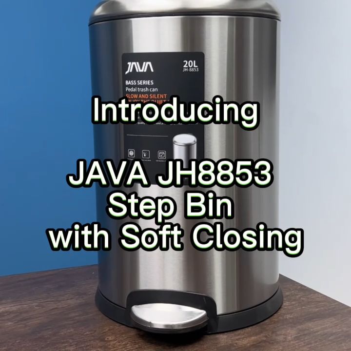 JAVA Dustbin Bass | JH8853 | Pedal Bin | Soft-Closing | Designer Bin ...