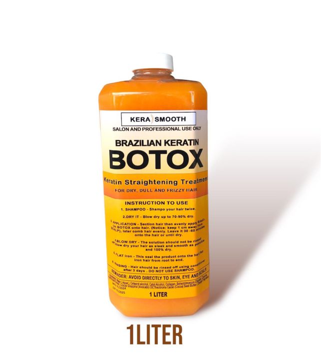 1 Liter BRAZILIAN KERATIN Hair BOTOX hair Treatment better than ...