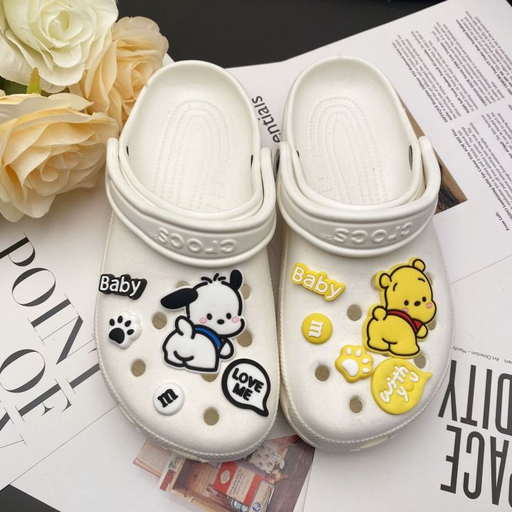 Crocs Charms Shoes Accessories Decoration Soft Adhesive Cartoon Cute ...
