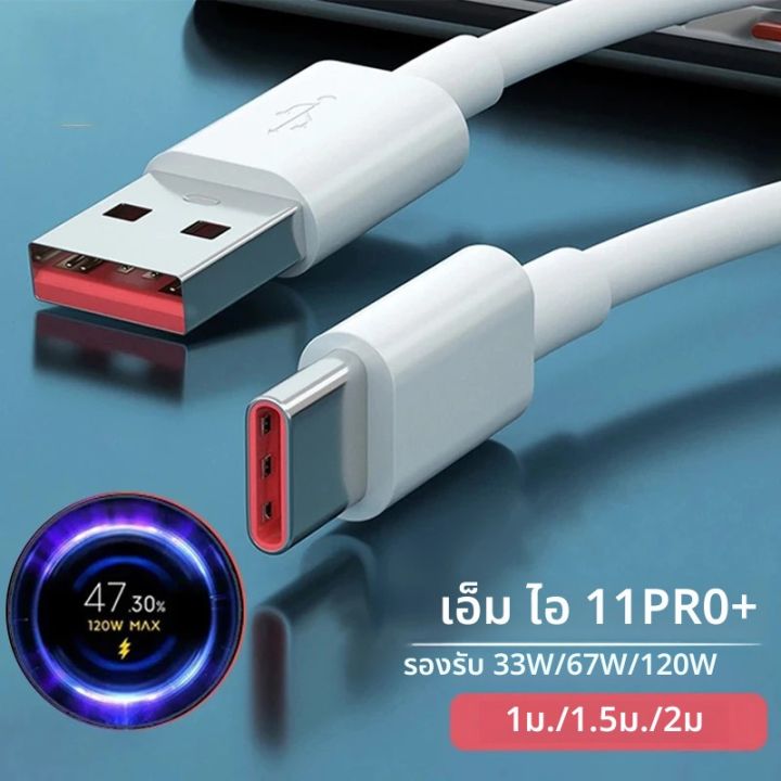 120W สายชาร์จ USB Type C 6A สำหรับ Xiaomi Mix4 Mi Mix Fold 10 11 ultra redmi Note 9 10 Pro K40 ...