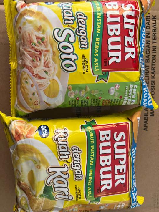 SUPER BUBUR KEMASAN 46GRAM ASLI 🇮🇩 READY STOCK | Lazada