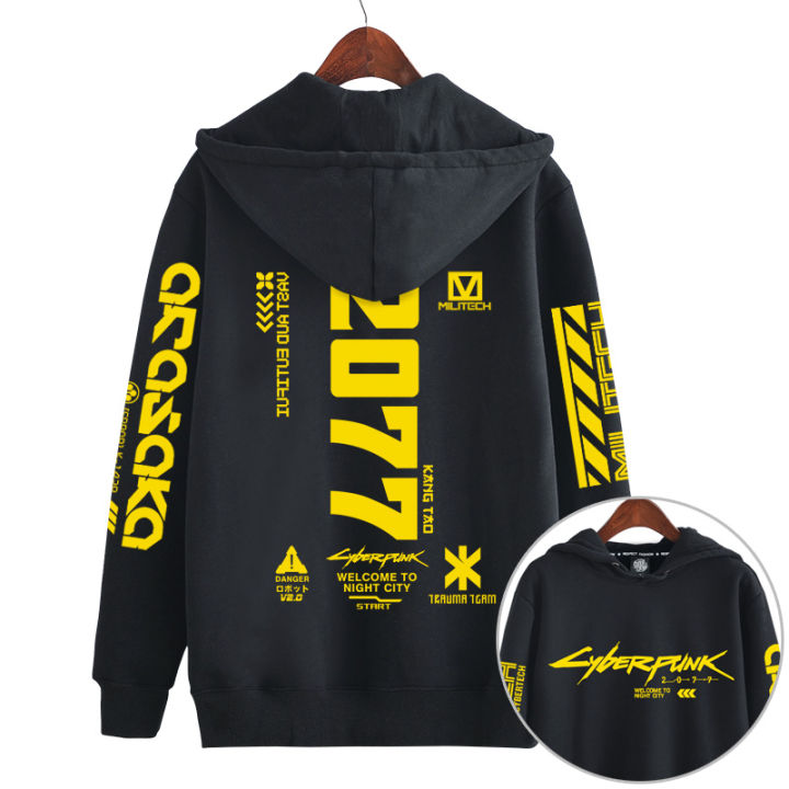 Spring Thin Cyberpunk 2077 Hoodie Men's Hooded New Surrounding the Game ...
