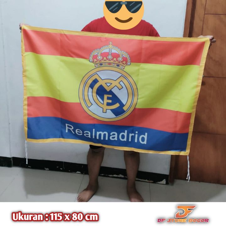 BENDERA KU - BENDERA REAL MADRID RM FLAG BESAR TERMURAH | Lazada Indonesia