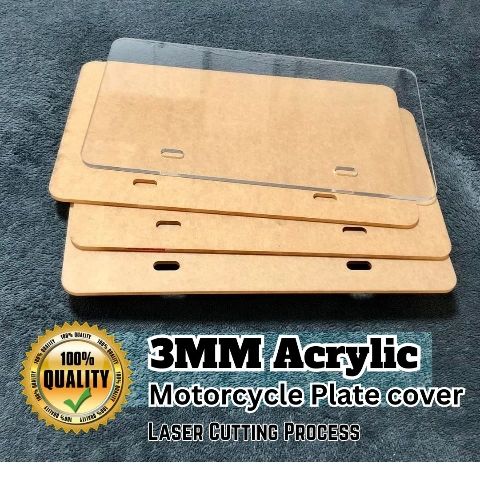 Motorcycle Plate Cover 3mm Acrylic Lto size | Lazada PH
