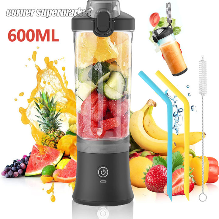 4000mAh Electric Juicer Portable Fruit Blender Shake Smoothie blend jet ...