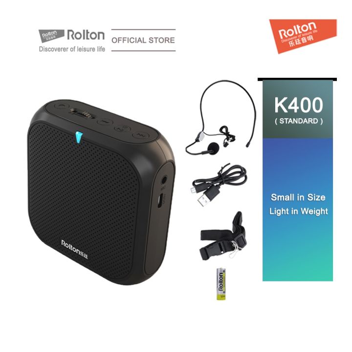 Rolton K400/K600 Voice Amplifier Speaker Bluetooth Portable Speaker ...