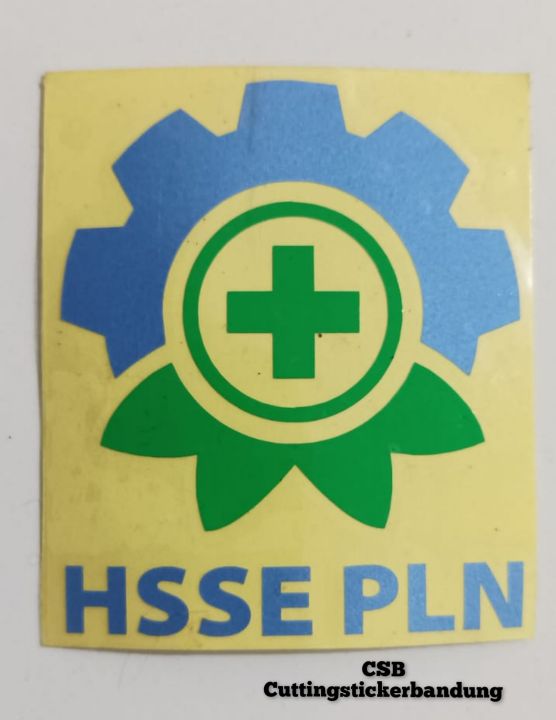 sticker LOGO stiker HSE PLN cutting stiker harga per 3 pc | Lazada ...