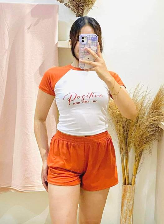 Raglan Statement Terno | Lazada PH