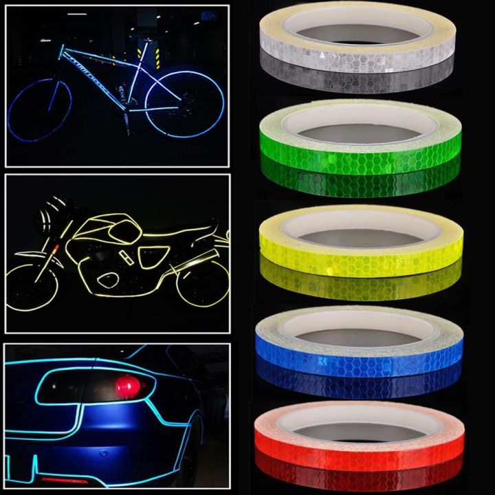 Reflective Car Stickers High Visibility Bicycle Reflectors Tape 1cm*8m ...