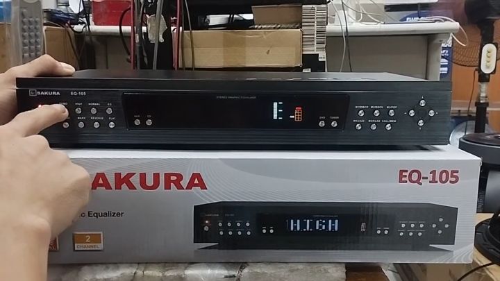 Sakura EQ-105 10 Band Digital Graphic Equalizer w/ Remote | Lazada PH