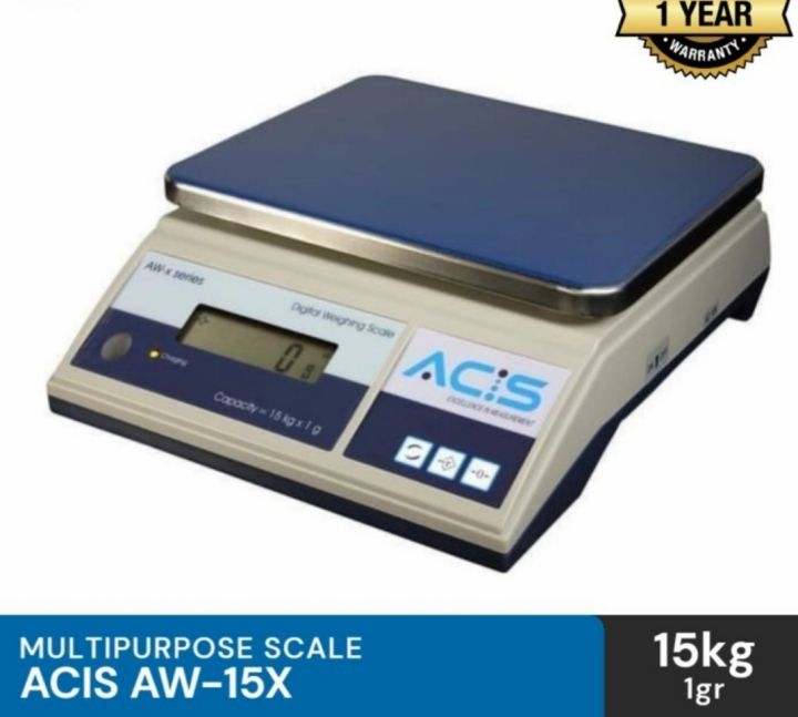 Timbangan Digital ACIS 15Kg type AW-15X Multi Purpose Scale | Lazada ...
