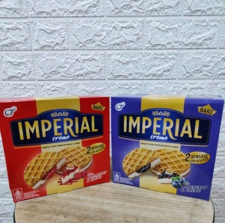 Biskuit Susu Imperial, dengan Selai dan Krim. 1 pack isi 12pcs | Lazada ...