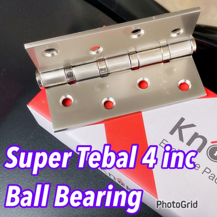 GLATINO ENGSEL 4 INCH STAINLESS SUS 304/ Engsel Pintu 4 Inch Stanlis ...