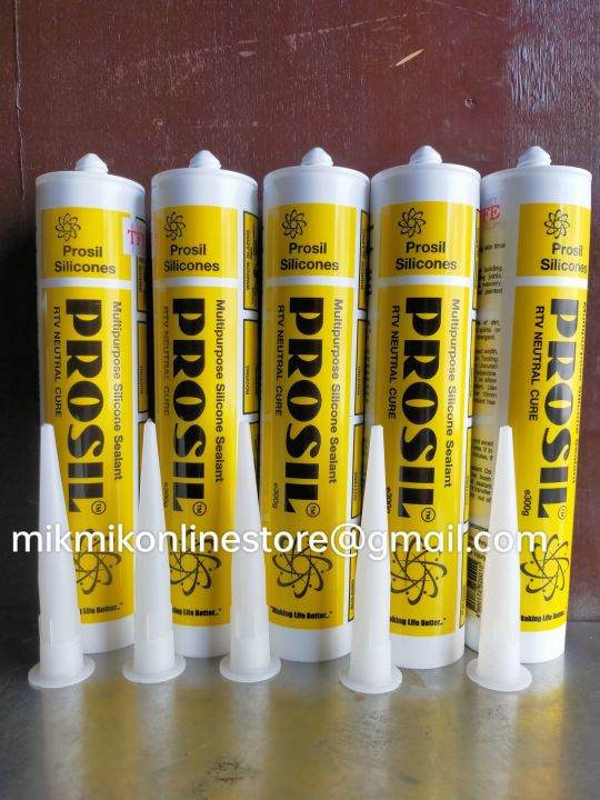One(1) TUBE PROSIL MULTIPURPOSE SILICONE SEALANT | Lazada PH