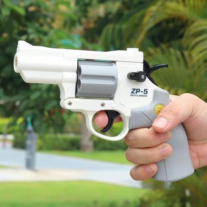 Soft Dart Bullet ZP5 Revolver Pistol Launcher Toy Gun Weapon Outdoor ...